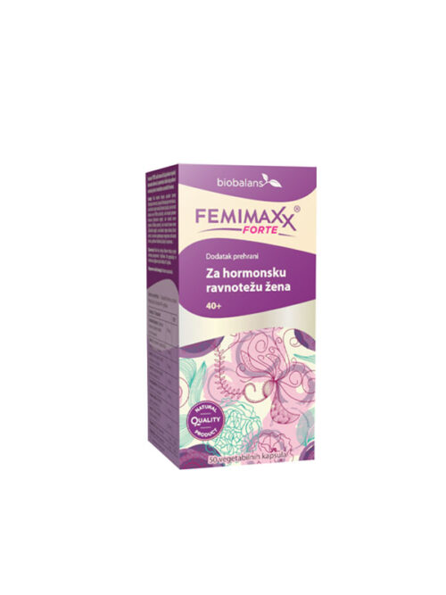 Femimaxx Forte 50 kapsula - Za hormonsku ravnotežu 40+ - Biobalans ...